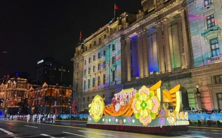 Shanghai Tourism Festival's Grand Parade Shines in the Rain | China Voyage